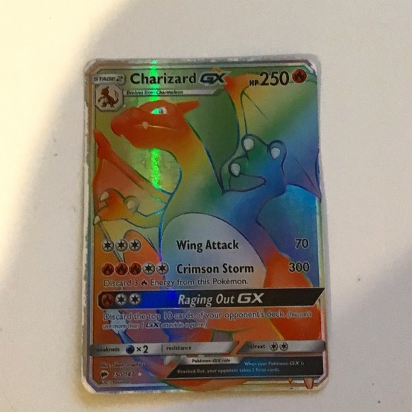 Pokemon | Toys | Rainbow Charizard Gx | Poshmark